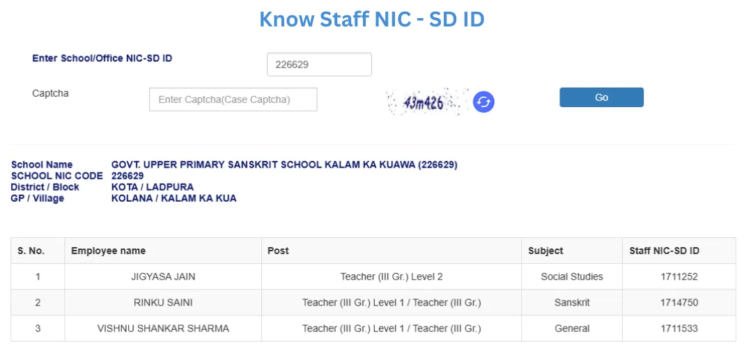 Staff Window: Shala Darpan Staff Login & Registration - Shala Darpan